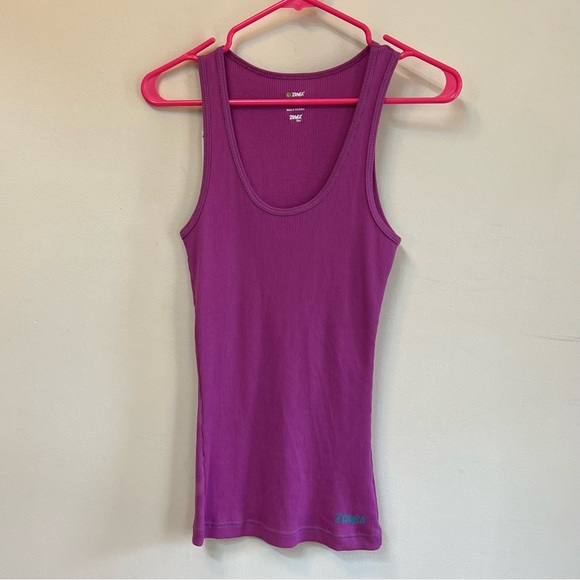 Zumba Fitness | Tops | 525 Nwt Vintage Zumba Faded Ribbed Tank Purple ...